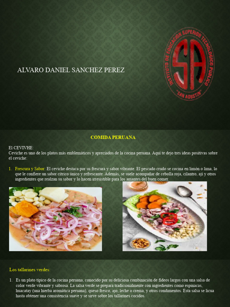 Comida Peruana | PDF