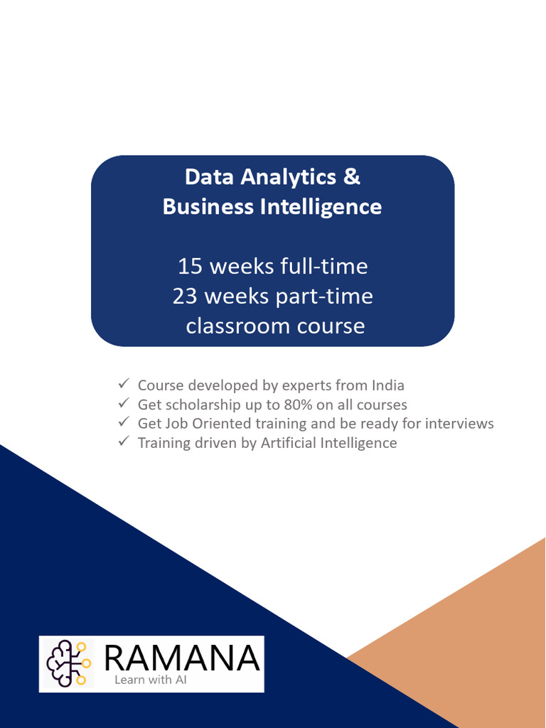 Data Analytics & Business Intelligence | PDF | Analysis Of Variance | Statistics