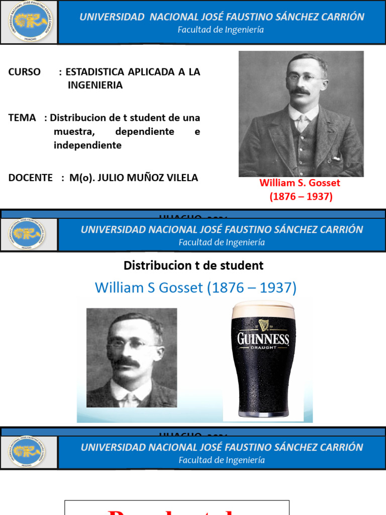 CATORCEAVA CLASE DE ESTADISTICA APLICADA A LA INGENIERIA 2021 Ok | PDF ...