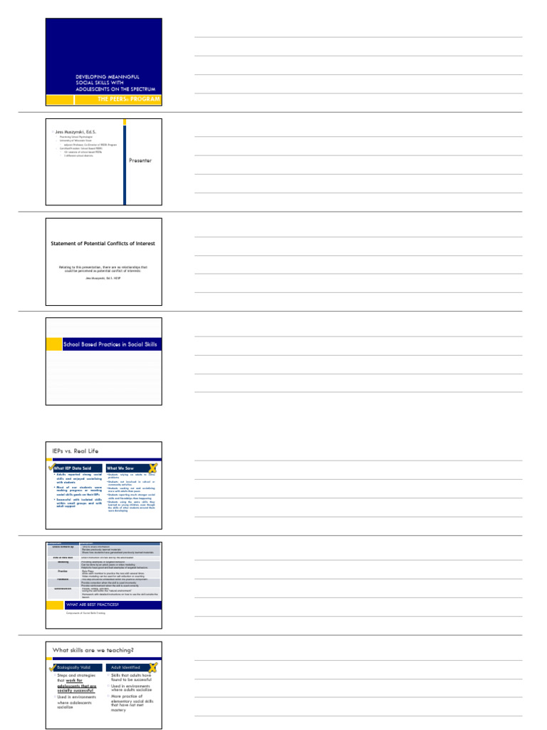 J.muszynskiC - Peterson Presentation | PDF | Friendship | Adolescence