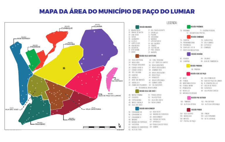 MAPA DE PAÇO DO LUMIAR - OFICIAL ATUALIZADO - SEM LOGO | PDF