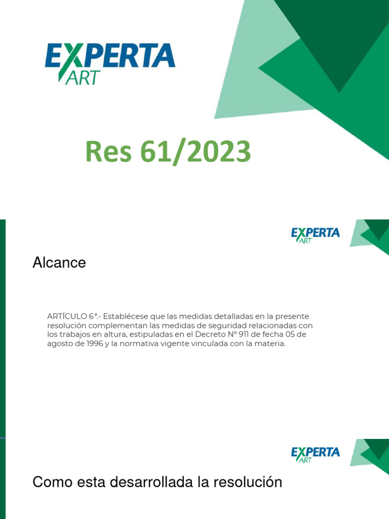 Res 61 | PDF | Andamio | Máquina elevadora
