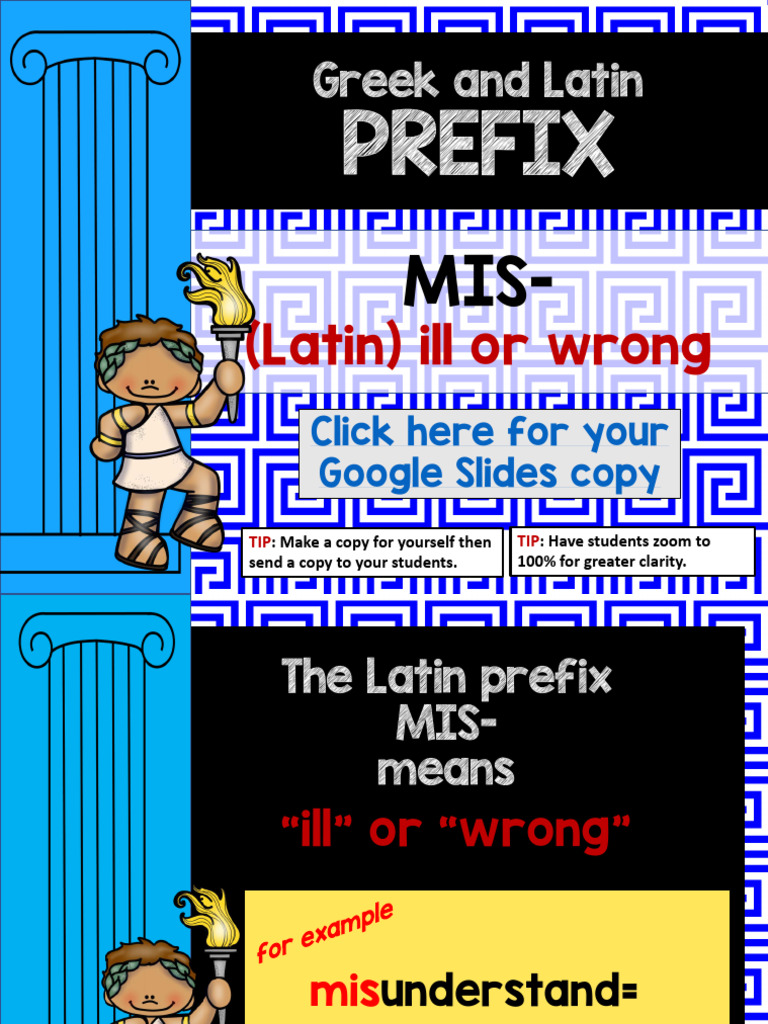 Greek and Latin: Prefix | PDF | Language Arts & Discipline | Self ...