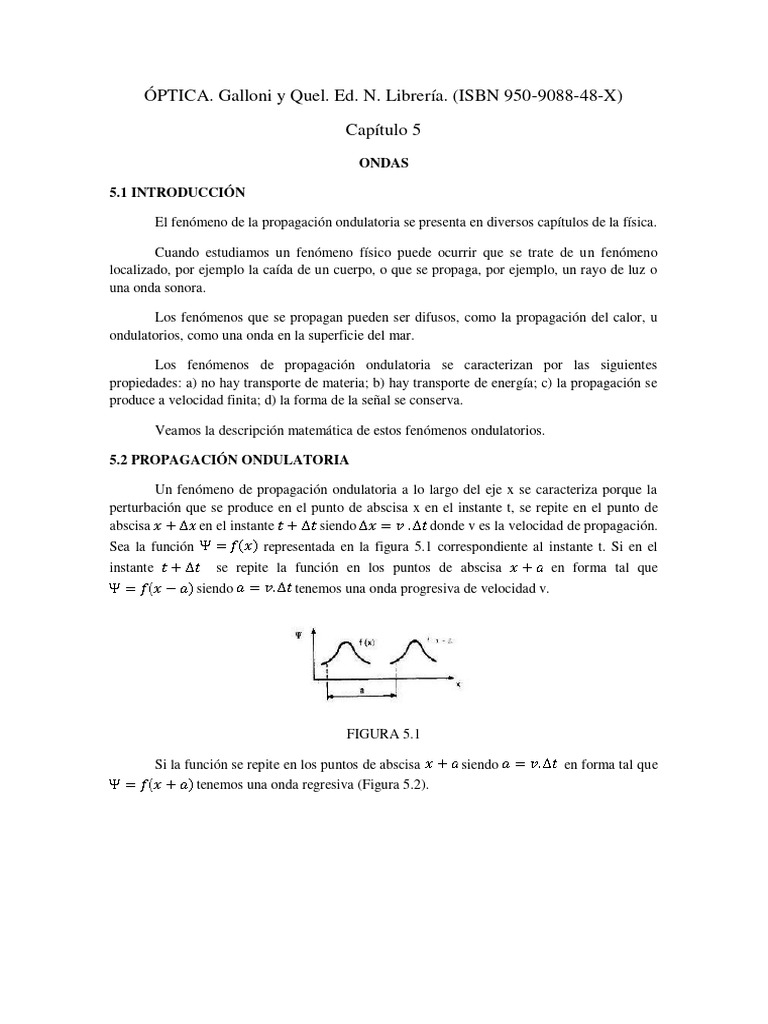 Cap - Ítulo 5 Ondas Eq | PDF | Olas | Vector Euclidiano