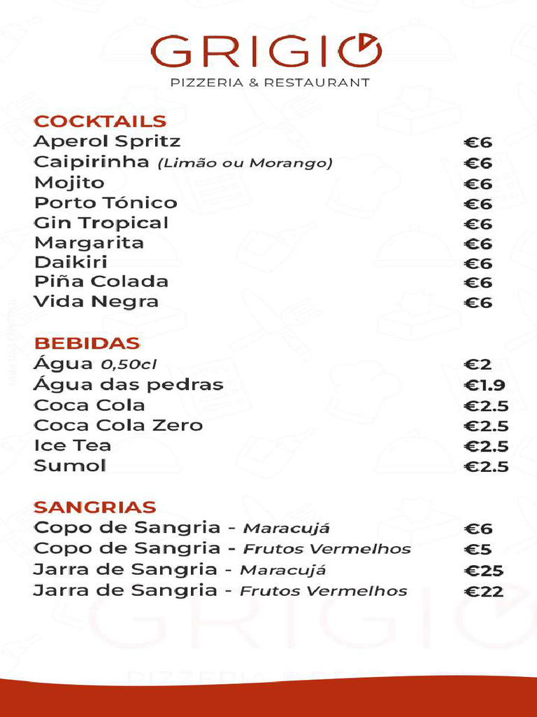 Menu PT | PDF