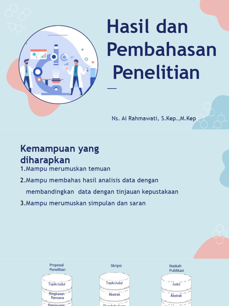 Hasil Dan Pembahasan Penelitian | PDF | Karier & Perkembangan