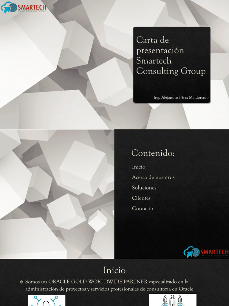 Carta de Presentación Smartech Consulting Group | PDF