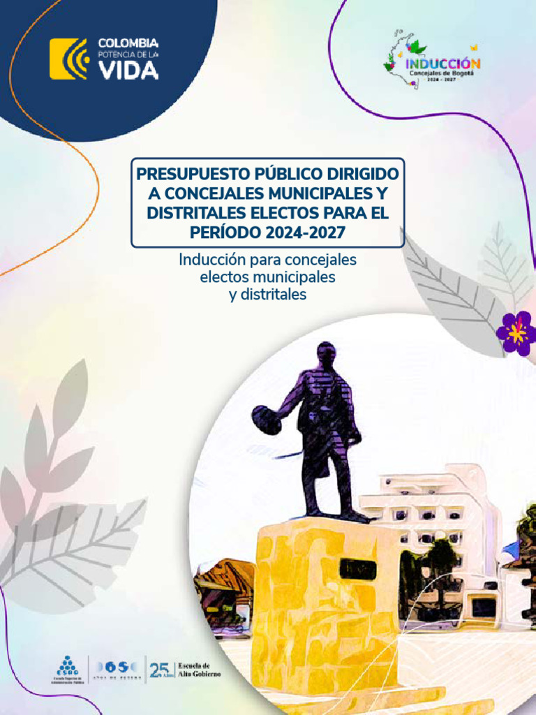 02 Presupuesto público dirigido a concejales municipales y distritales electos para el período ...