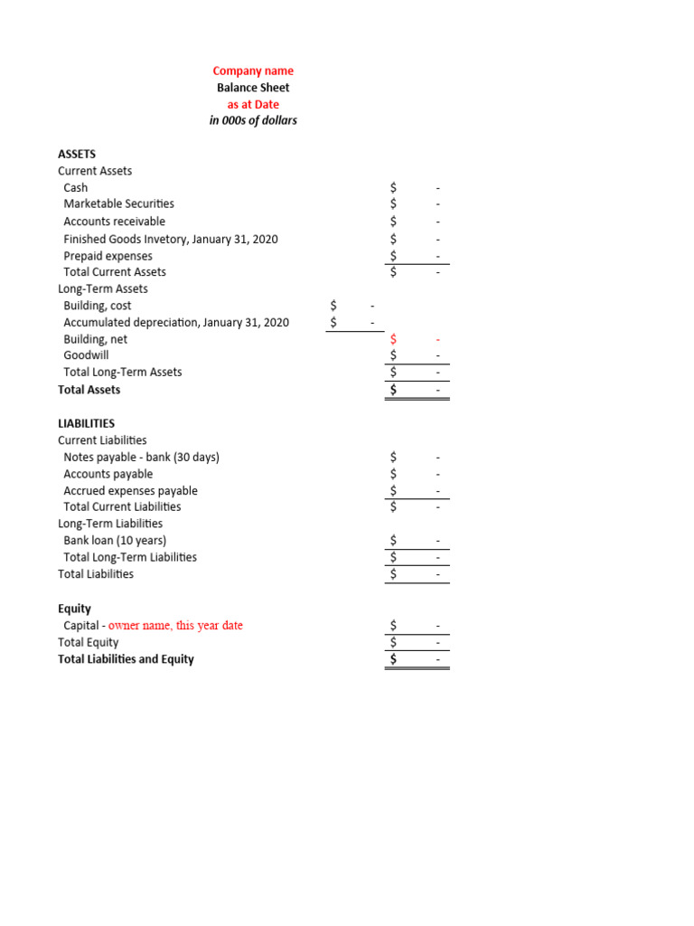 Financial Statement Analysis Assignment Template Q1 | PDF | Expense ...