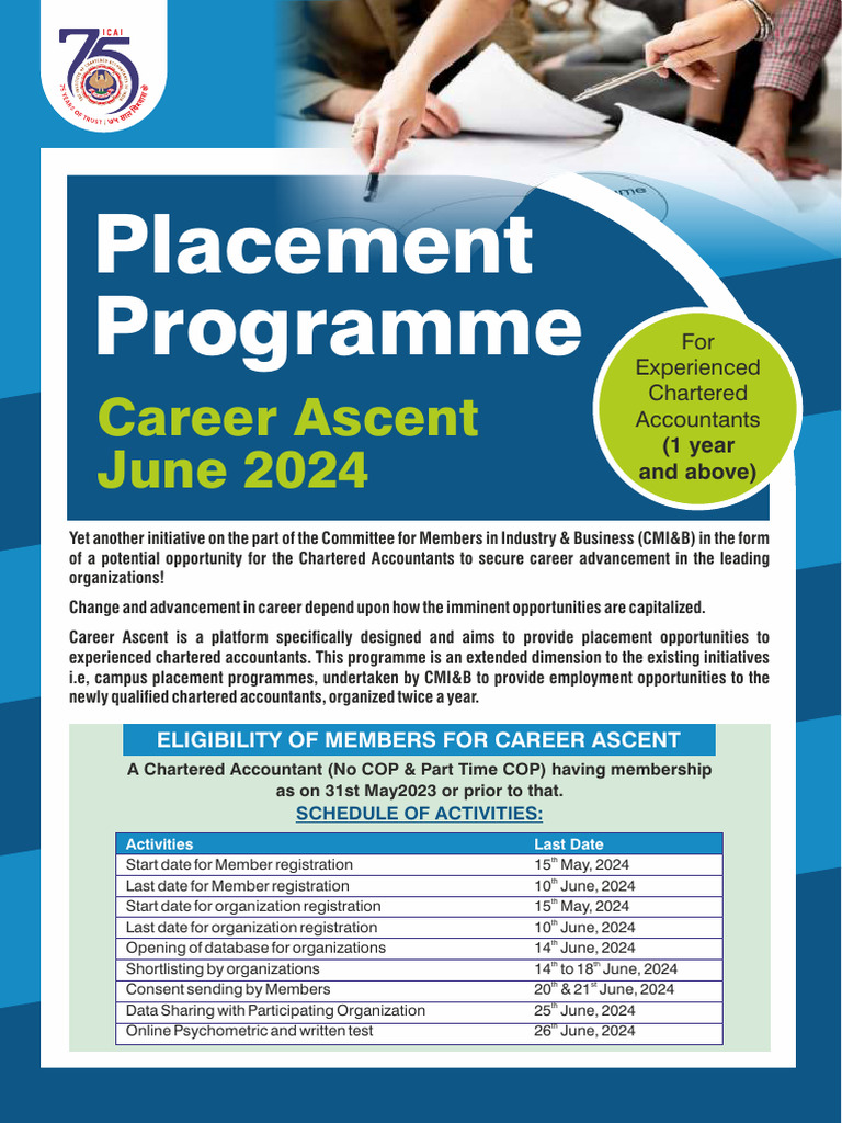 Career Ascent Flyer 2024 | PDF