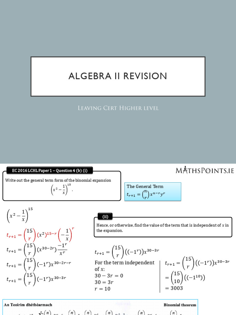 Algebra II | PDF | Fineness | Gold