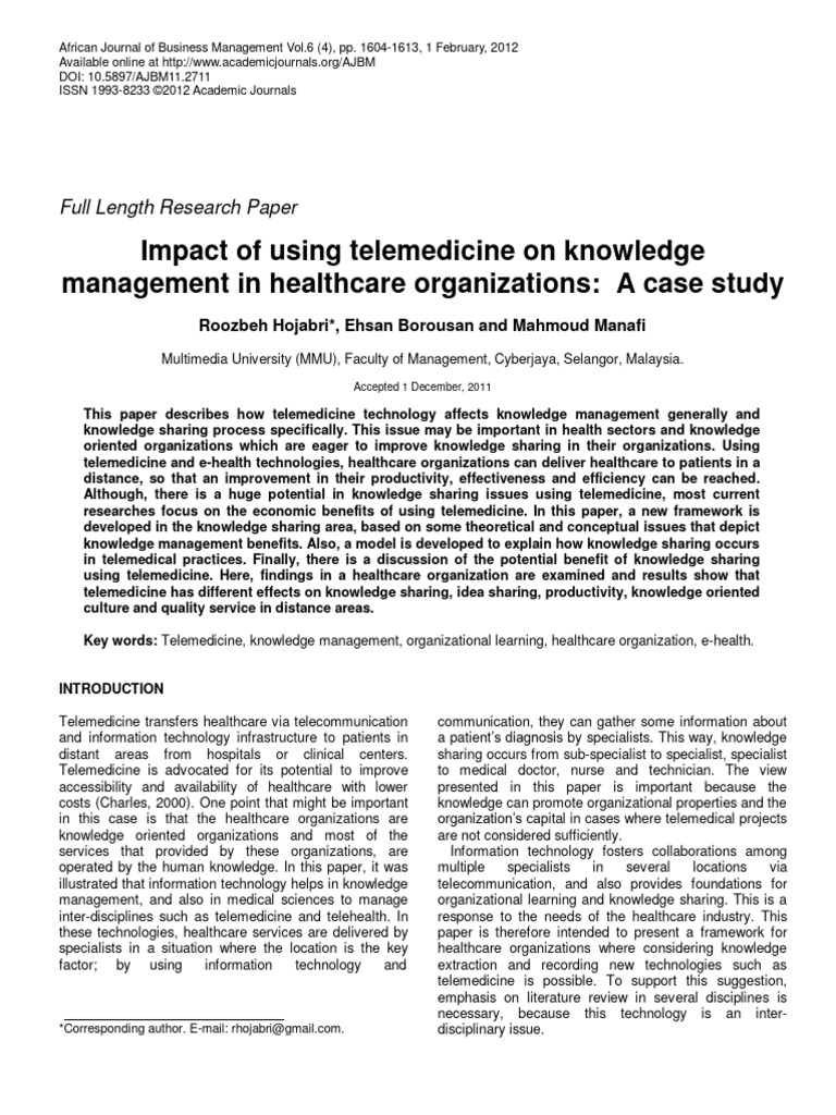 Article1380713327 - Hojabri Et Al | PDF | Health Care | Knowledge