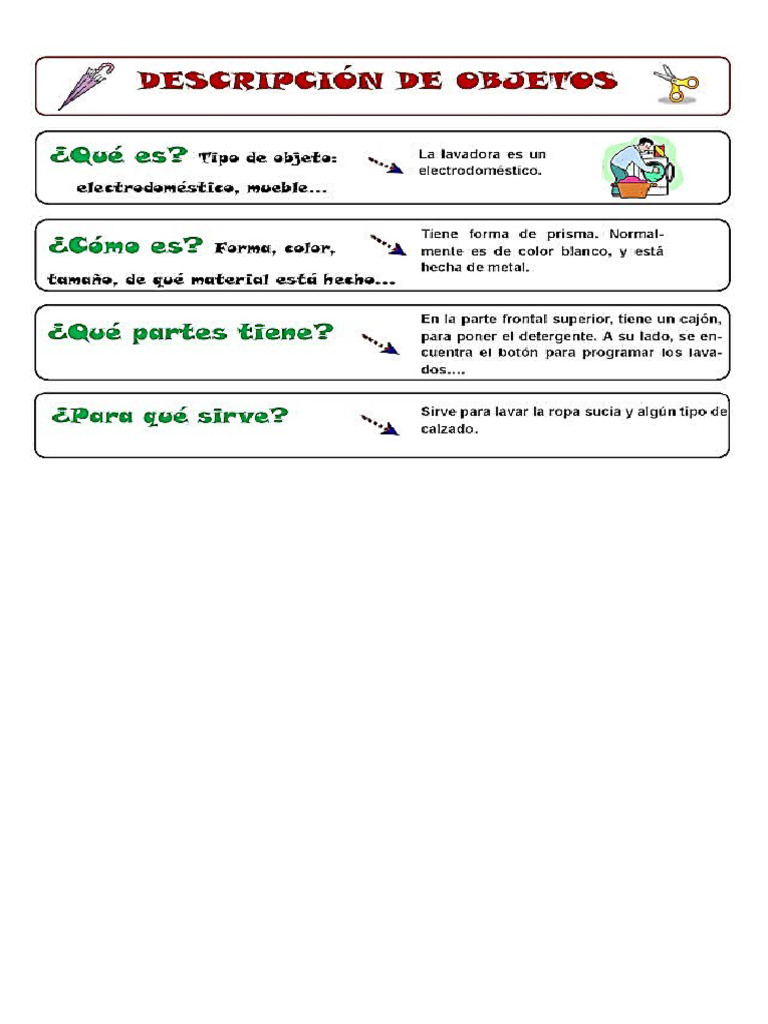 Descripción de Un Objeto | PDF