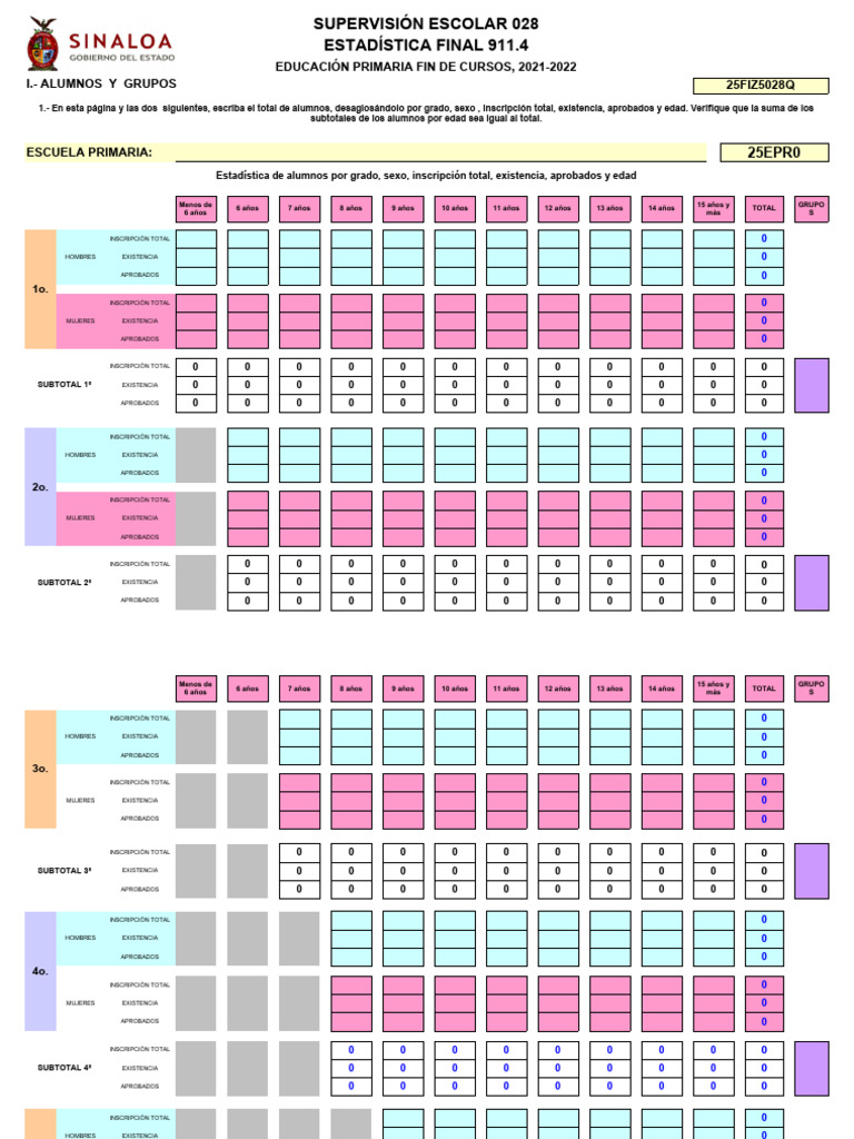 FORMATO 911.4 vs. 5.0 | PDF | Juventud | Instituciones sociales