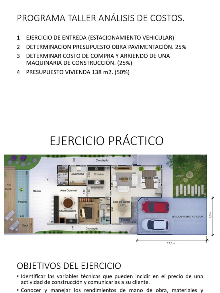 Ejercicio Clase 1 | PDF | Hormigón | Presupuesto