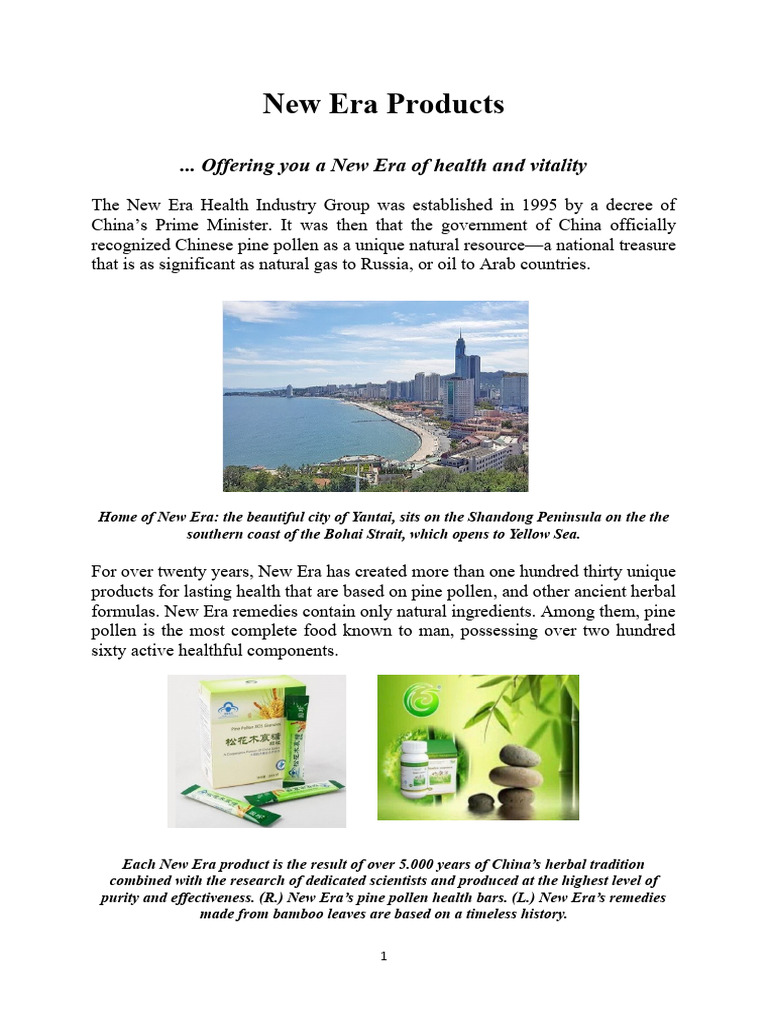 New Era Company Information | PDF | China | World Politics
