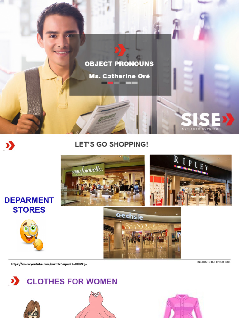 1-Clothes Object Pronouns | PDF | Sweater | Clothing