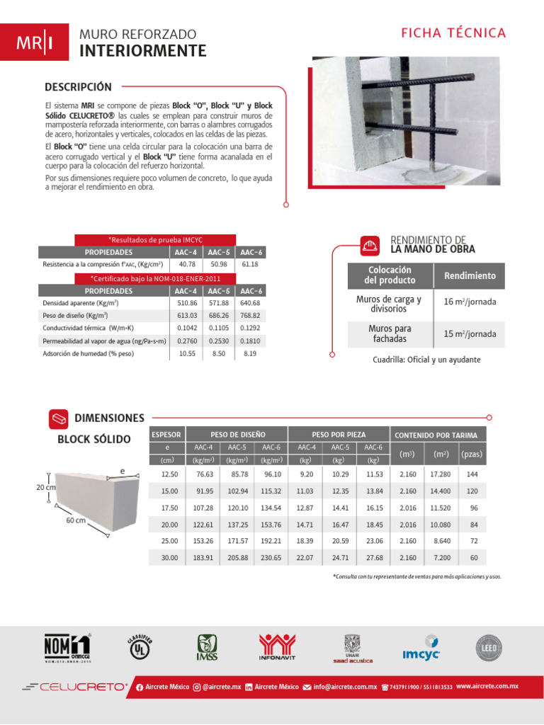 MRI | Descargar gratis PDF | edificio | Materiales