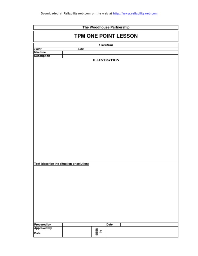 TPM One Point Lesson Guide | PDF | Computers