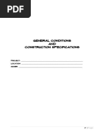 Sample Construction Specifications | PDF | Framing (Construction ...