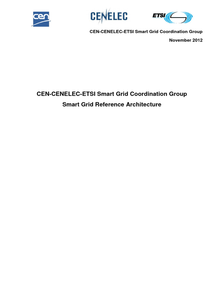 Reference Architecture Final | PDF | Computer Network | Smart Grid