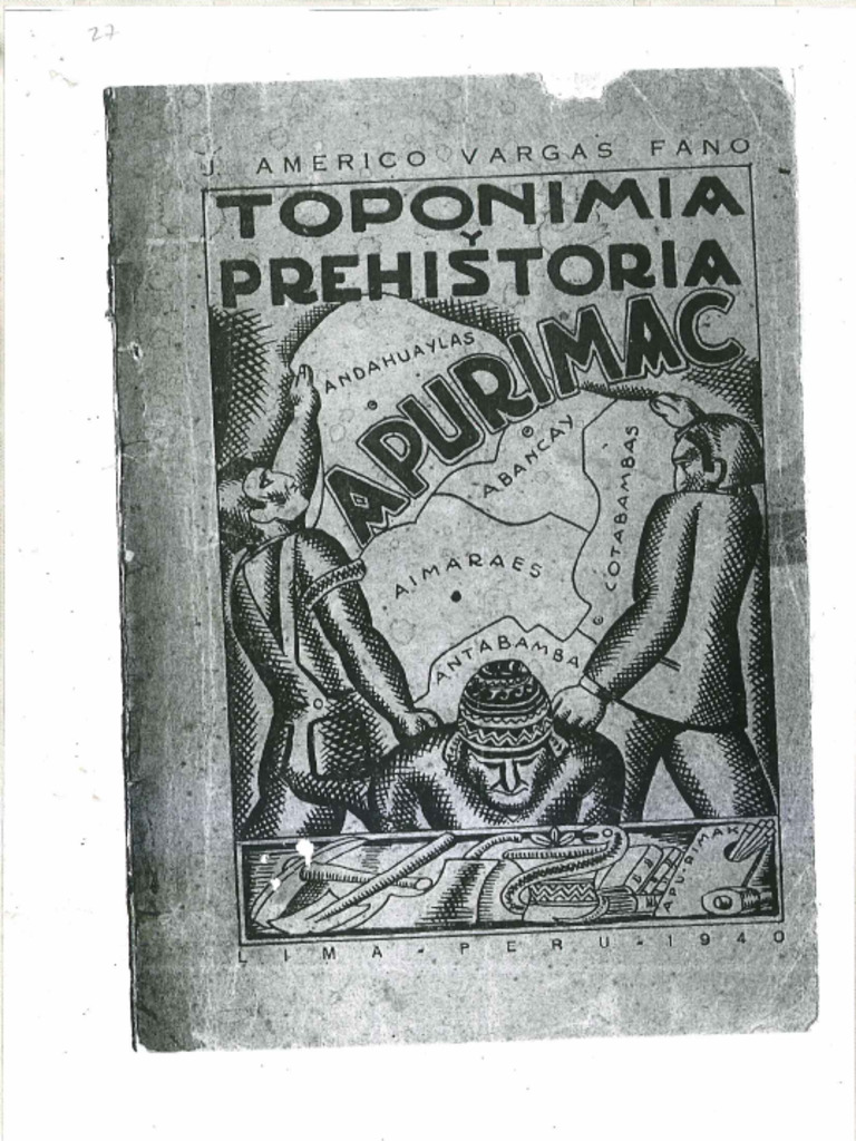 Toponomia y Prehistoria - Apurimac | PDF
