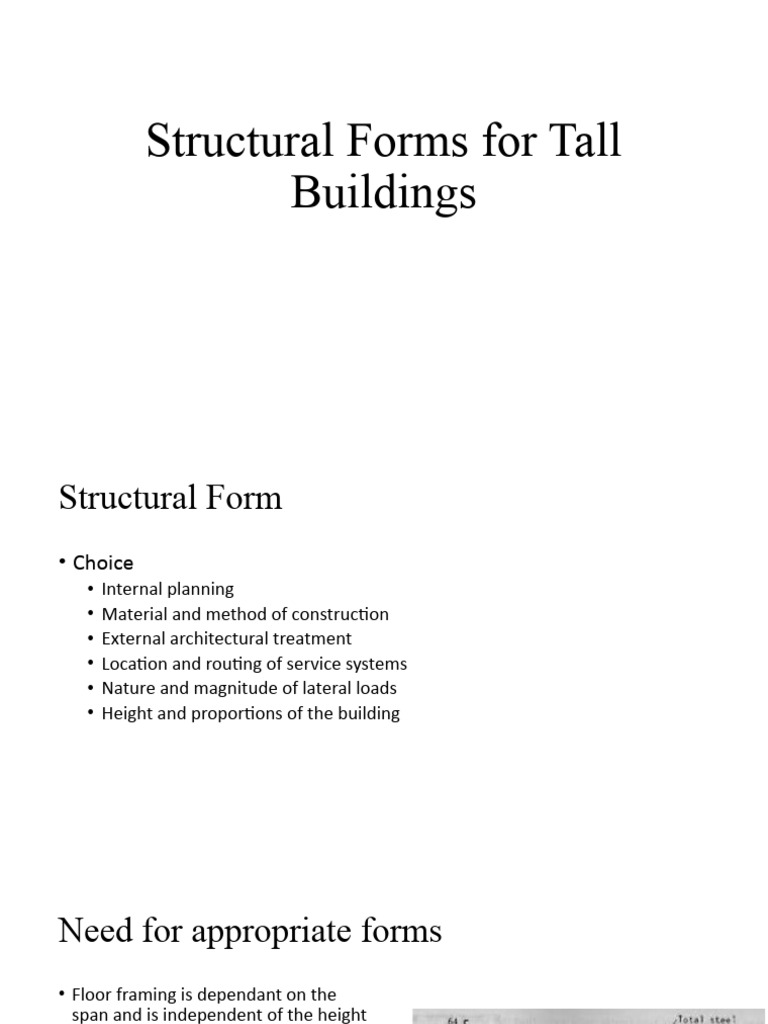 Tall Buildings | PDF | Framing (Construction) | Architectural Design