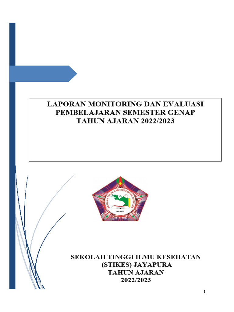Laporan Monev Perawat 2022-2023 Genap | PDF