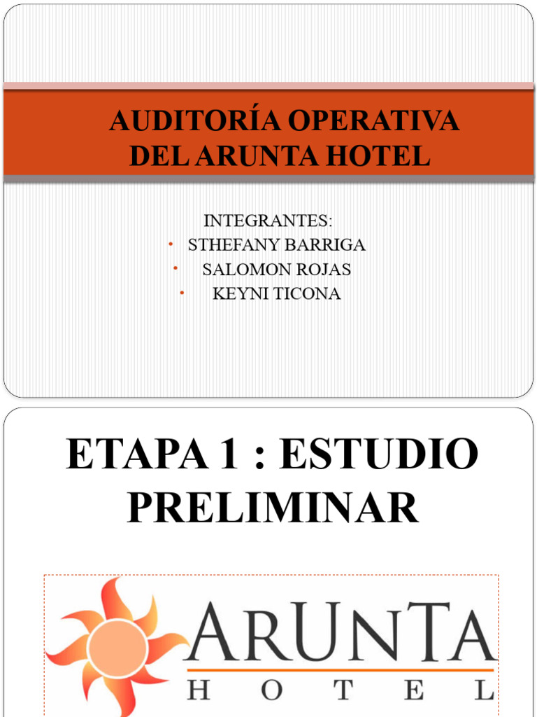 Hotel Arunta - Diapos | PDF | Hotel | Business