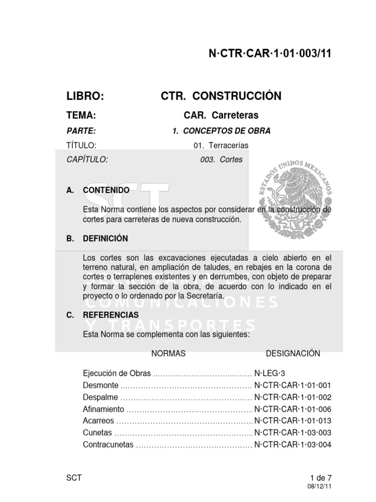 N CTR CAR 1 01 003 11 - Unlocked | PDF