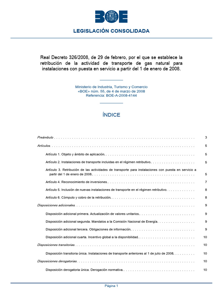 BOE A 2008 4144 Consolidado | PDF | Transporte | Comisión Europea