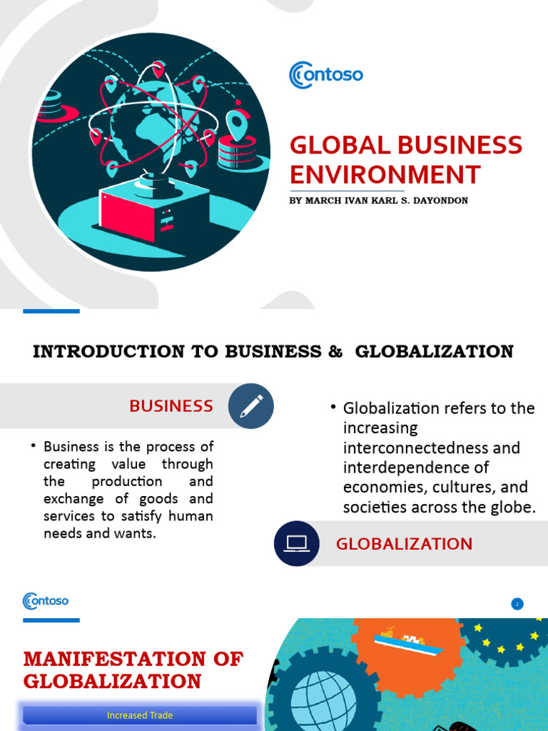 Global Business environment | PDF | Globalization | Innovation