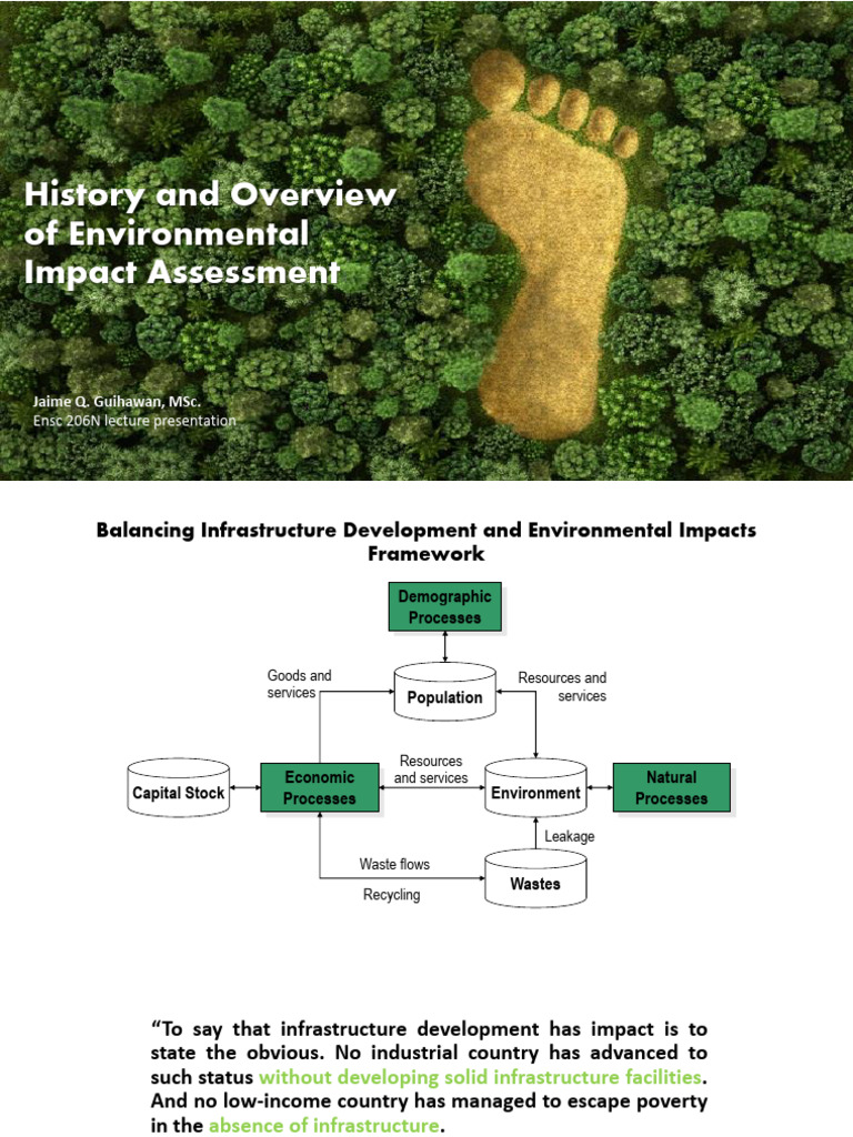 History and Overview of EIA | Download Free PDF | Environmental Impact ...
