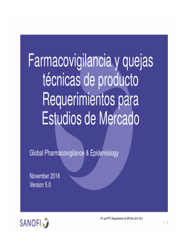 PV and PTC Requirements For MR V 5 0 November 2016 | PDF | Medicamentos ...