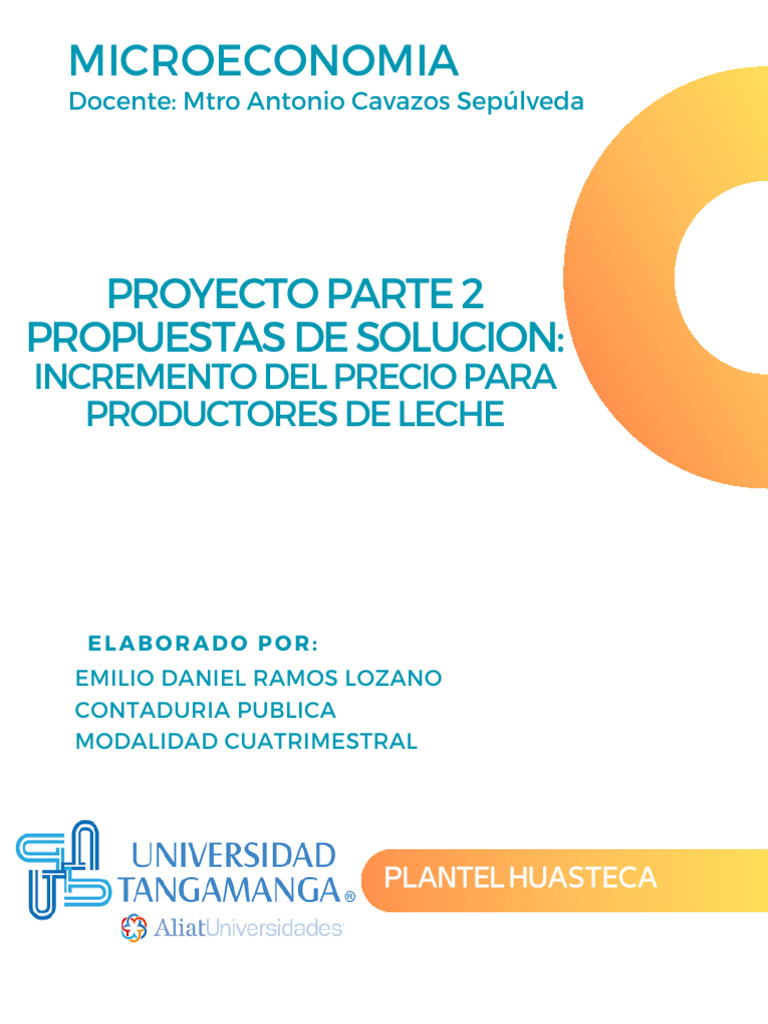 Proyecto Parte 2 Microeconomia | PDF | Microeconomía | Leche