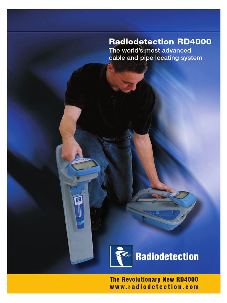 Radiodetection RD4000 Brochure | PDF | Electrical Connector | Transmitter