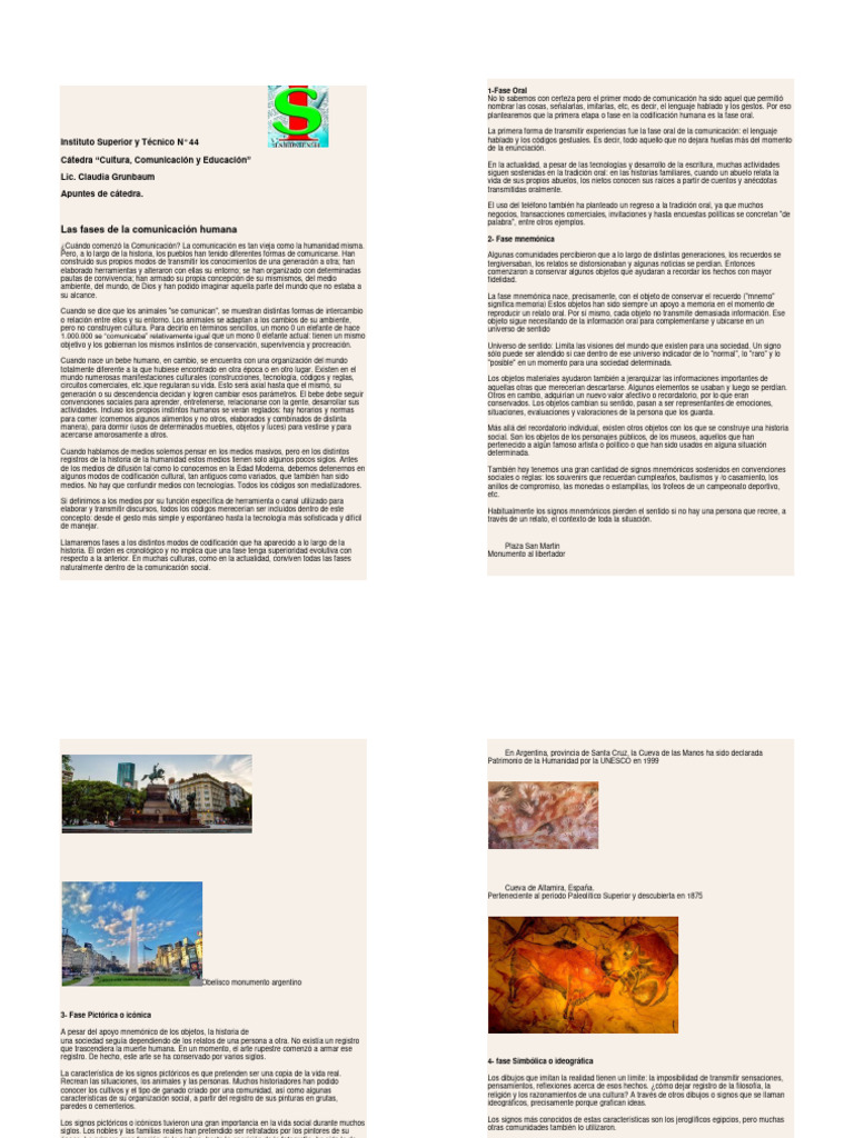 Las Fases de La Comunicaci N Humana | PDF | Comunicación | Escritura