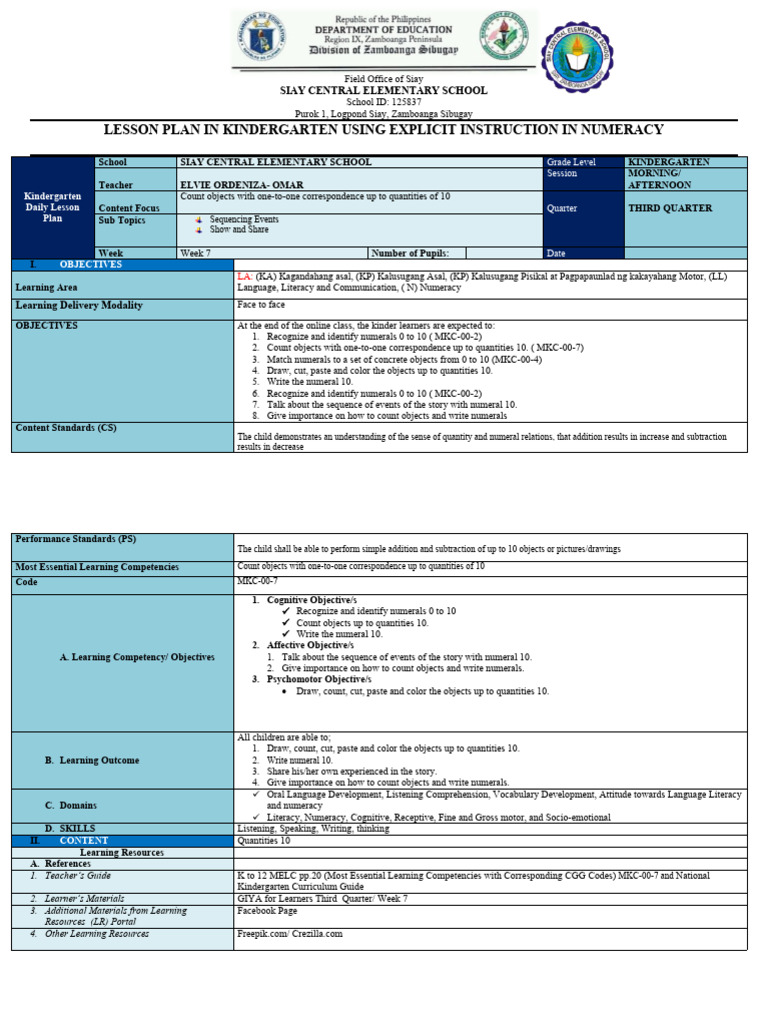 THIRD GRADING Co NUMERACY | PDF | Learning | Educational Technology