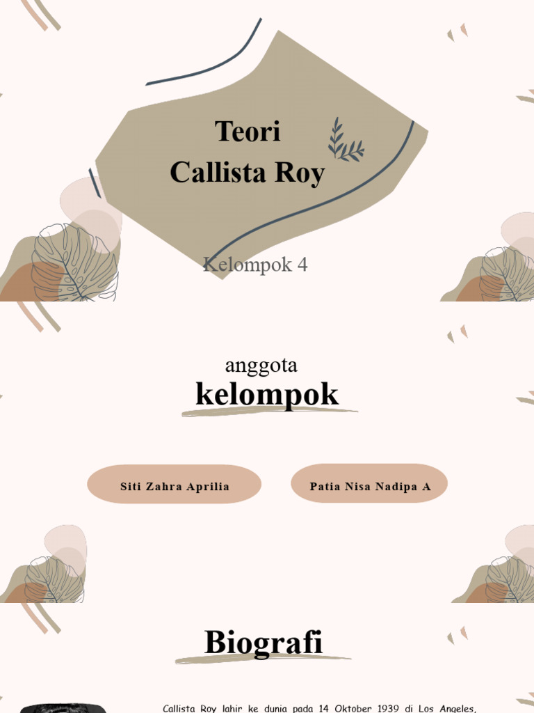 Calista Roy- Kel 3[1] [Autosaved] - Copy | PDF