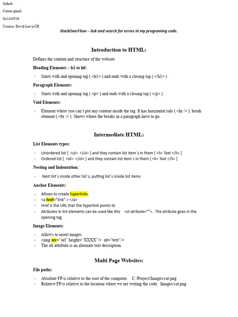 Web Development - Udemy | PDF | Html Element | Html