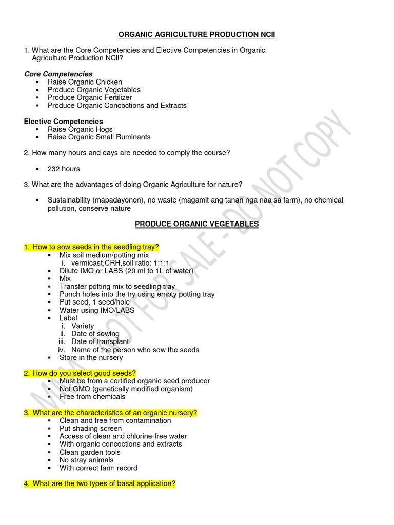 OAP Questions - Vegetables | PDF | Pest (Organism) | Vegetables