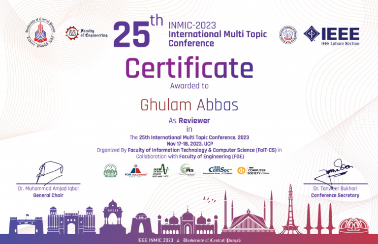 Reviewer_Certificate_ International Conference | PDF Reviewer_Certificate_ International Conference | PDF