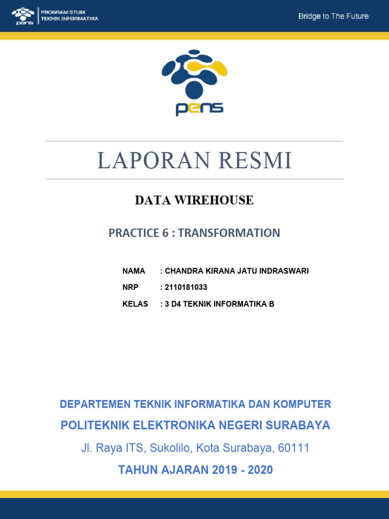 Data Warehouse Transformation Report | PDF | Computer Data | Information Technology