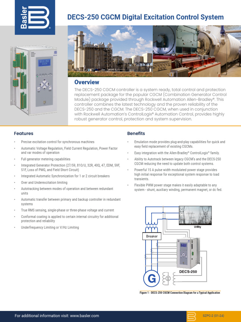 Decs-250 CGCM (SZPC) | PDF | Alternating Current | Electric Generator