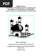 Proposal Pembangunan Mushola | PDF