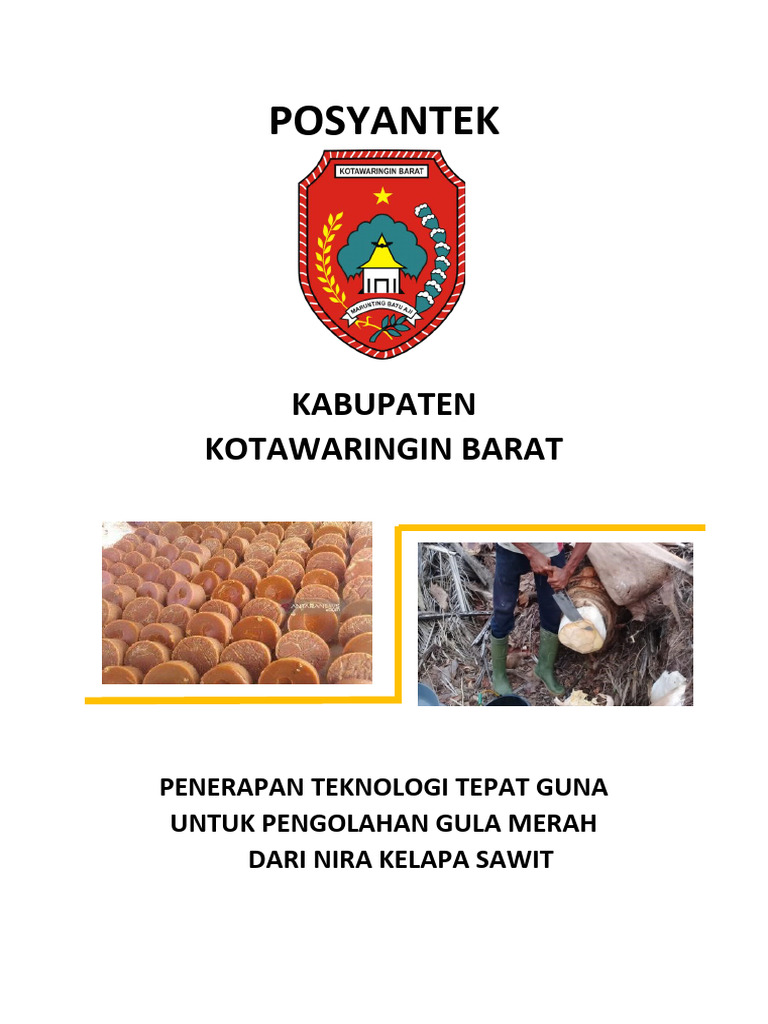 PROPOSAL POSYANTEK KABUPATEN KOTAWARINGIN BARAT - Edit | PDF