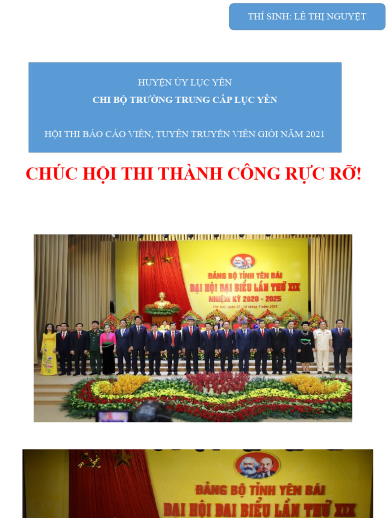Trình Chiếu Thi BC Viên | PDF