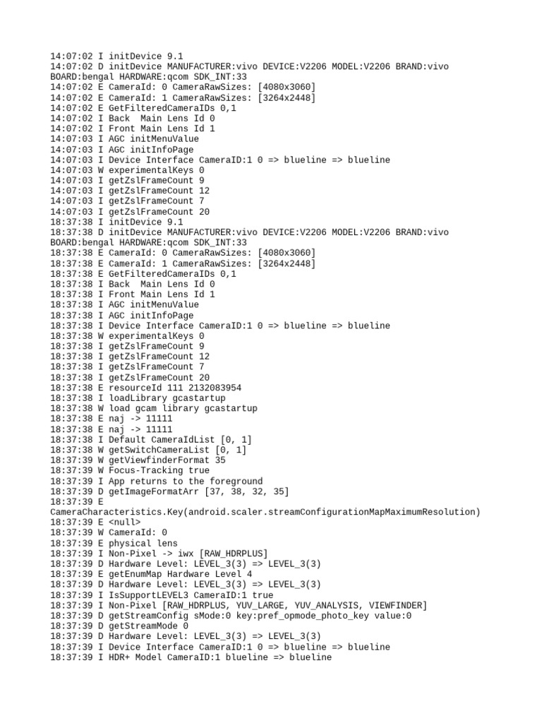 Log 20240601 | PDF | Consumer Electronics | Tablet Computer