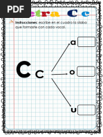 Actividades para trabajar la letra ch | PDF