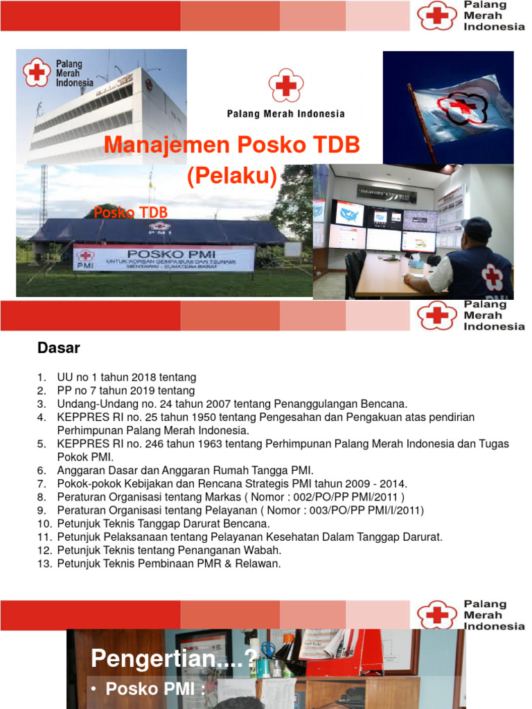 Manajemen Dan Juknis Posko TDB | PDF